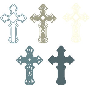 3D Cross Mandala SVG Cross,3d Layered , Multilayer Svg,cross Paper Cut ...