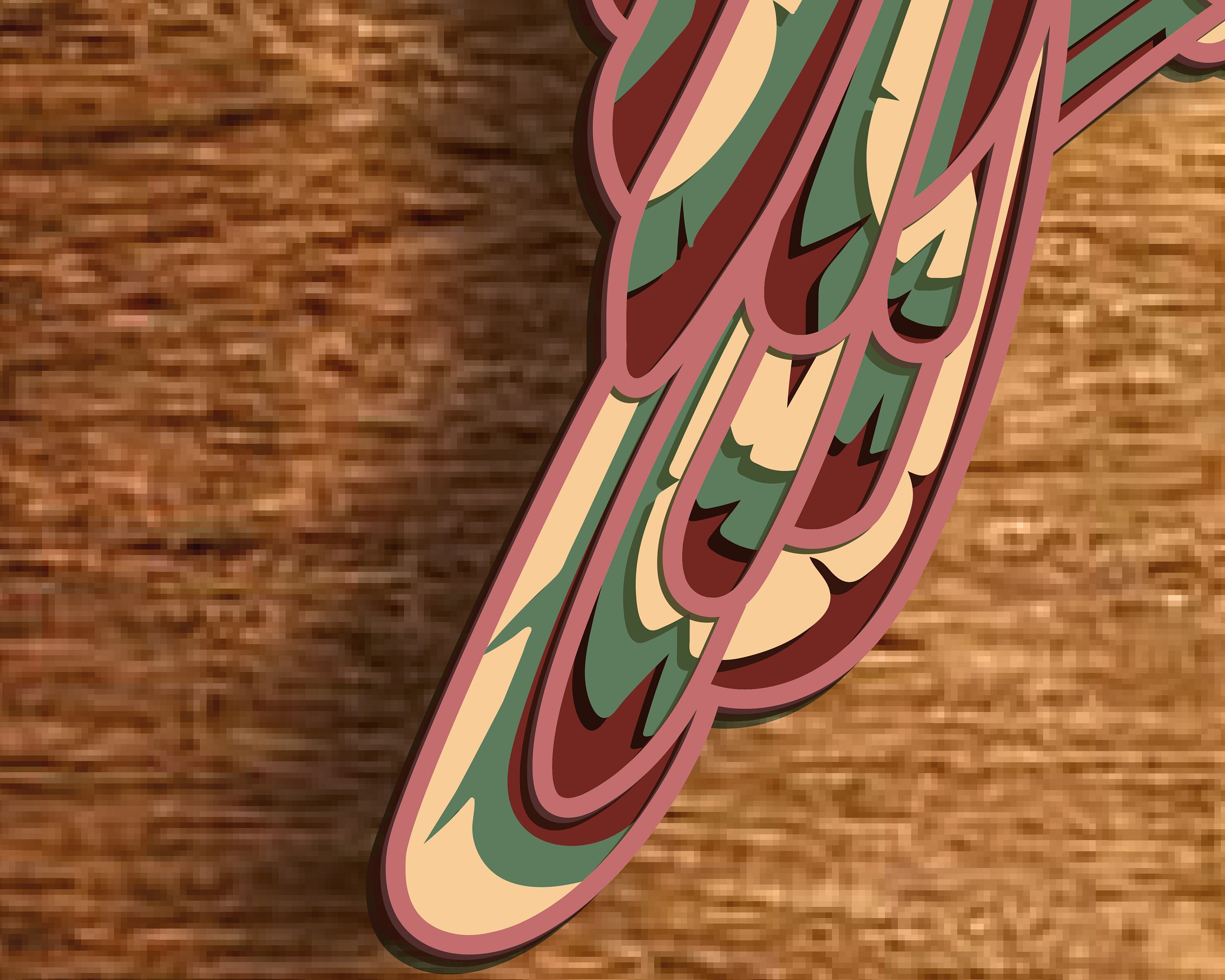 Parrot Multilayer SVG, Parrot 3D Mandala SVG Files, Multilayer Panel ...