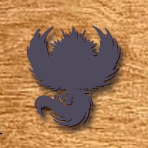 Multilayer Phoenix Laser Cut File 3D Layered Phoenix Paper Cut SVG ...