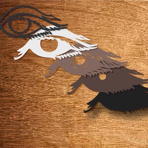 Eye Multilayer Laser Cut File,eye Dxf File, SVG Ai EPS Dxf Laser Cut ...