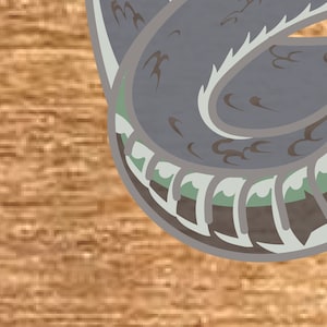 Snake Multilayer Svg,snake Cut File,snake Laser Cut 3D Layer, Plywood ...