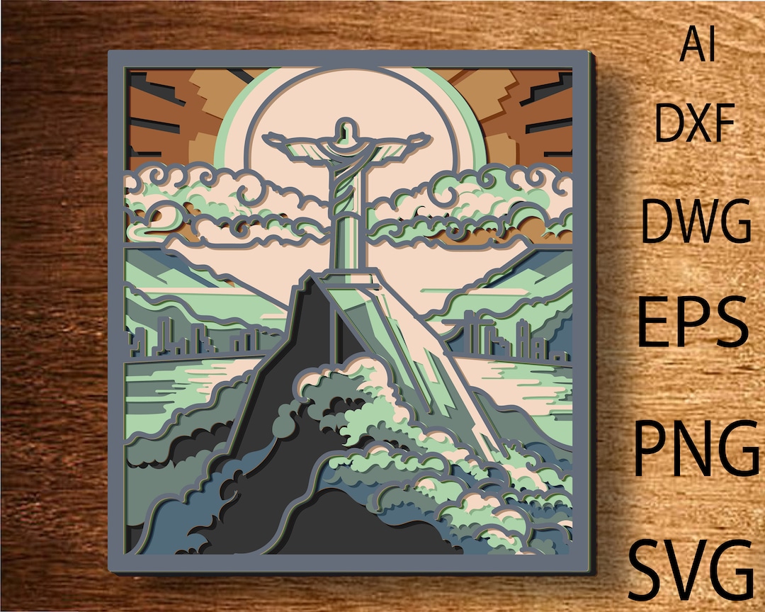 Jesus 3D Mandala SVG, Laser Cut File (digital File) - Etsy Australia