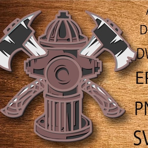 Fire Hydrant Multilayer SVG,3D Mandala,laser Cut,paper Cut File,diy ...