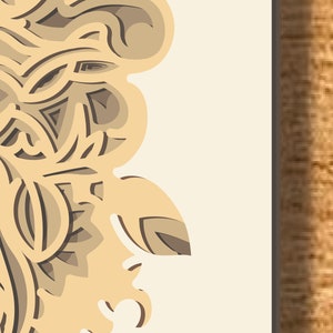 Multilayer Laser Cut File, Woman Dxf File, SVG Ai EPS Dxf Laser Cut ...