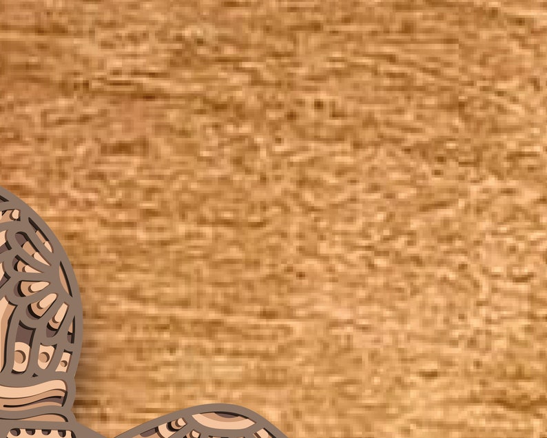 Sea Turtle Laser Cut File Multilayer SVG Instant Download - Etsy