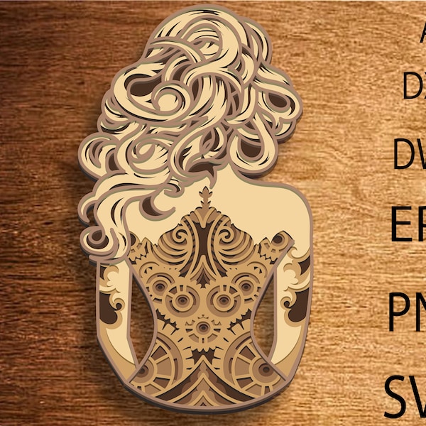 Woman Cut File - Etsy