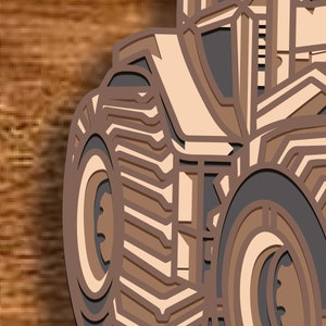 Tractor Multilayer Svg,tractor Farmhouse Farm Layered Tractor ,laser ...