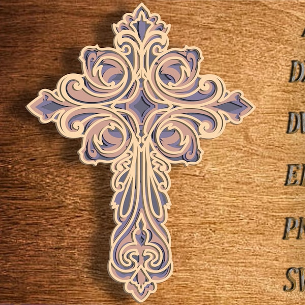 Laser Cut Cross - Etsy