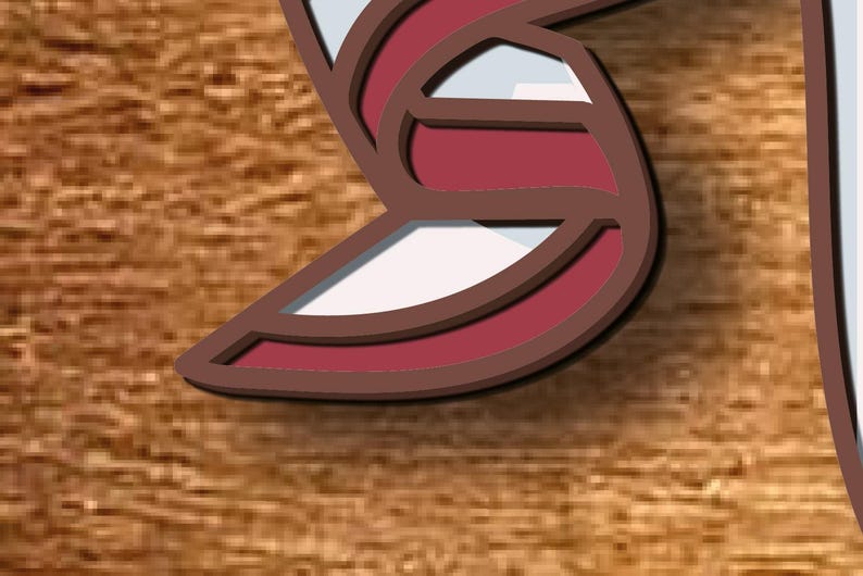 American Golf Multilayer SVG: Laser Cut File, CNC, Paper Cut (digital ...