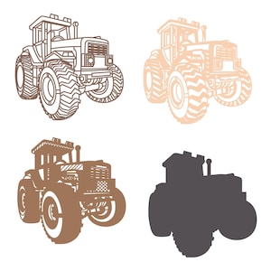 Tractor Multilayer Svg,tractor Farmhouse Farm Layered Tractor ,laser ...