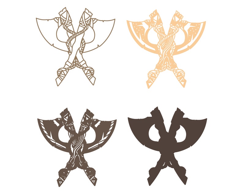 Viking Ax Multilayer SVG File, Ax SVG, Digital Download File, Unique ...