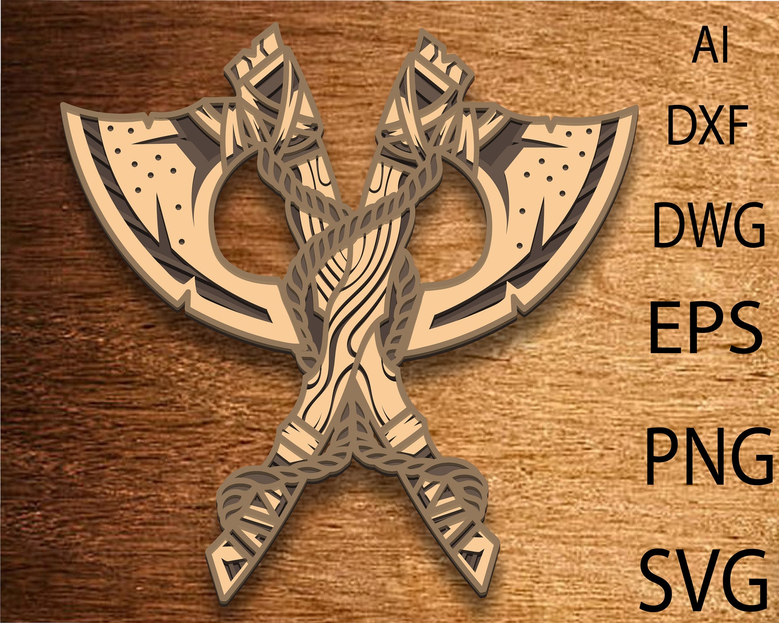 Viking Ax Multilayer SVG File, Ax SVG, Digital Download File, Unique ...