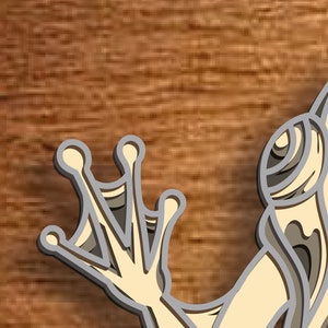 3D Frog Mandala SVG Lion,3d Layered Frog, Multilayer Svg Files,frog ...