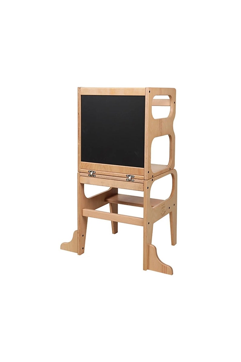 2in1 Montessori Tower, Convertible Tower for Toddler, Wooden Helper ...