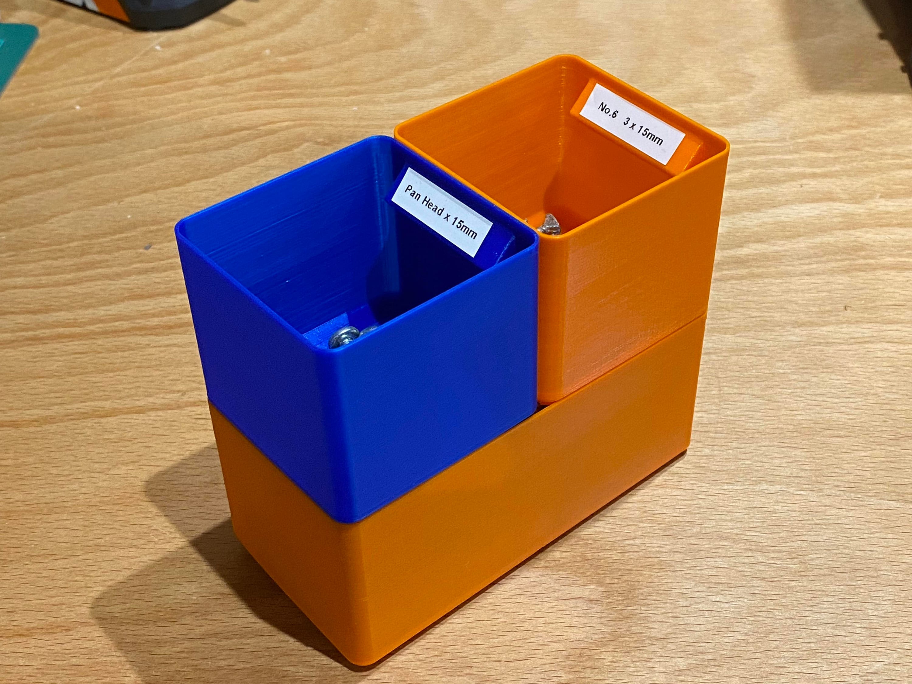 Small Parts Containers - STL Digital File for 3D Printing | Modular ...