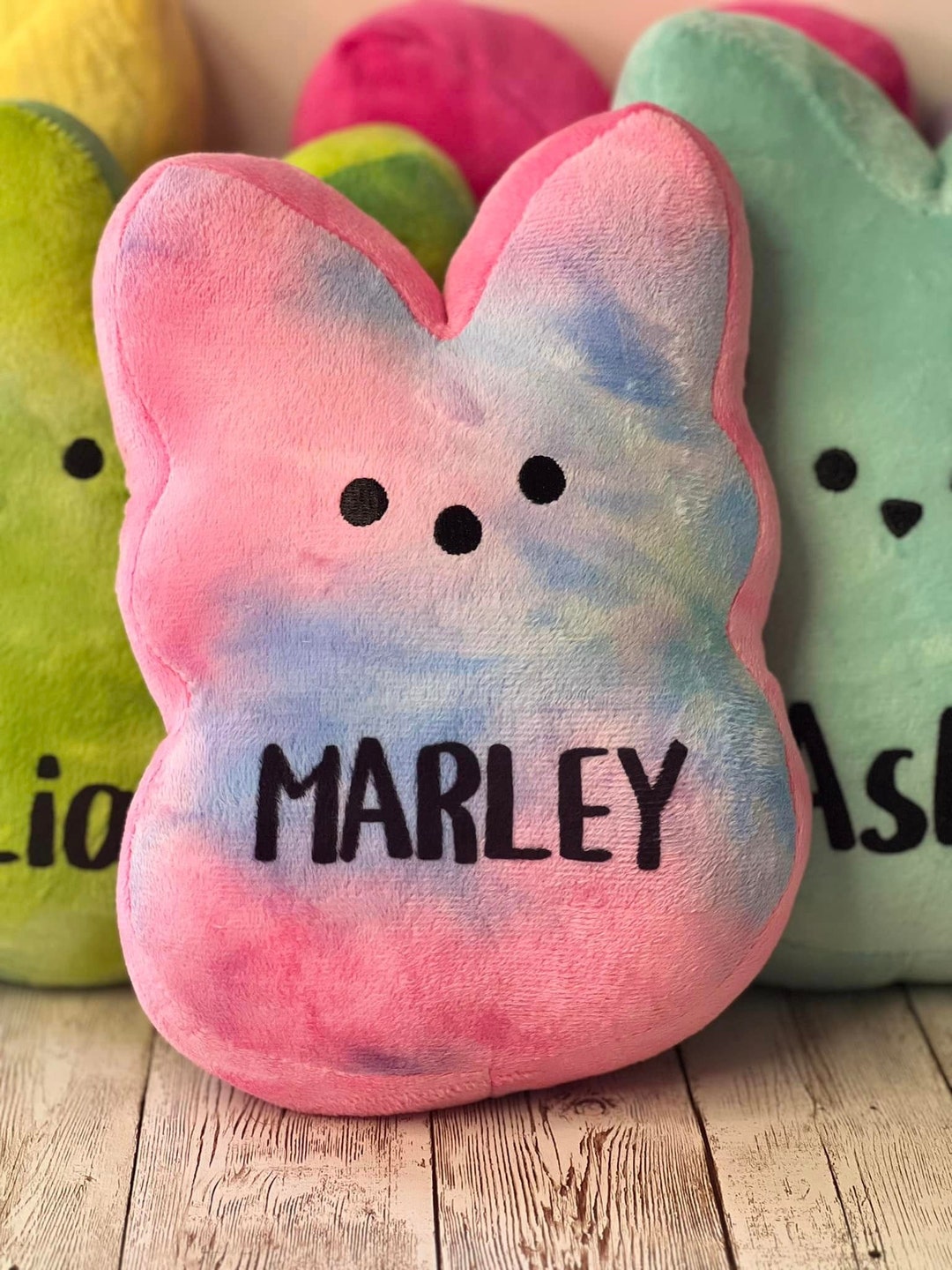Tie Dye Stuffed Peep With Zipper in Back - Etsy