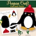 Penguin Cut and Glue | Paper Christmas Craft | Coloring Page ...