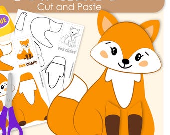 fox template printable