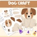 Dog Craft for Kids | Jack Russell Terrier | Pets Activities | Cut ...