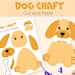 Doggy Craft for Kids | Pets Activities | Cut & Paste | Printable Puppy ...