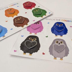 Owl Color Matching Activity for Kids| Toddler Printable| Montessori ...