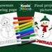 Printable Snowman Craft | Cut Out Paste Glue | Template for Kids ...
