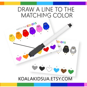 Owl Color Matching | Match the Color| Fine Motor Skills | Wheel ...