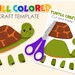 Land Turtle Craft for Kids | Pets Activities | Cut & Paste | Printable ...