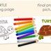 Land Turtle Craft for Kids | Pets Activities | Cut & Paste | Printable ...
