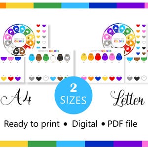 Owl Color Matching | Match the Color| Fine Motor Skills | Wheel ...