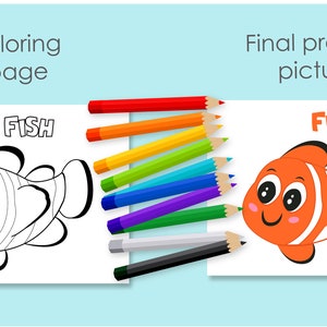 Clown Fish Craft for Kids | Make a Pets Activities | Cut & Paste ...