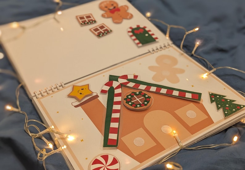 Christmas Busy Book | Dress up Santa, Gingerbread House (digital ...