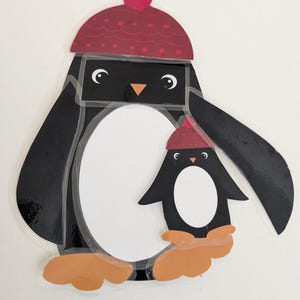 Penguin Cut and Glue | Paper Christmas Craft | Coloring Page ...