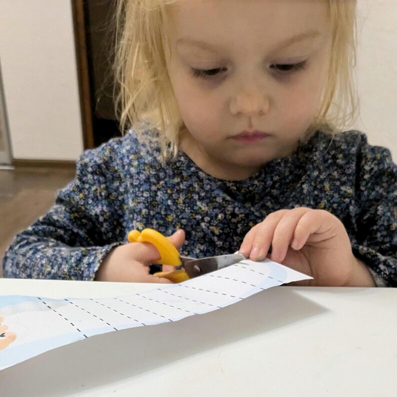 Worksheets Winter Printable for Kids. Cutting Santa’s Beard. Count Feed ...