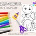 Dalmatian Puppy Craft: Cut & Paste Activity, Dog Coloring Page (PDF ...