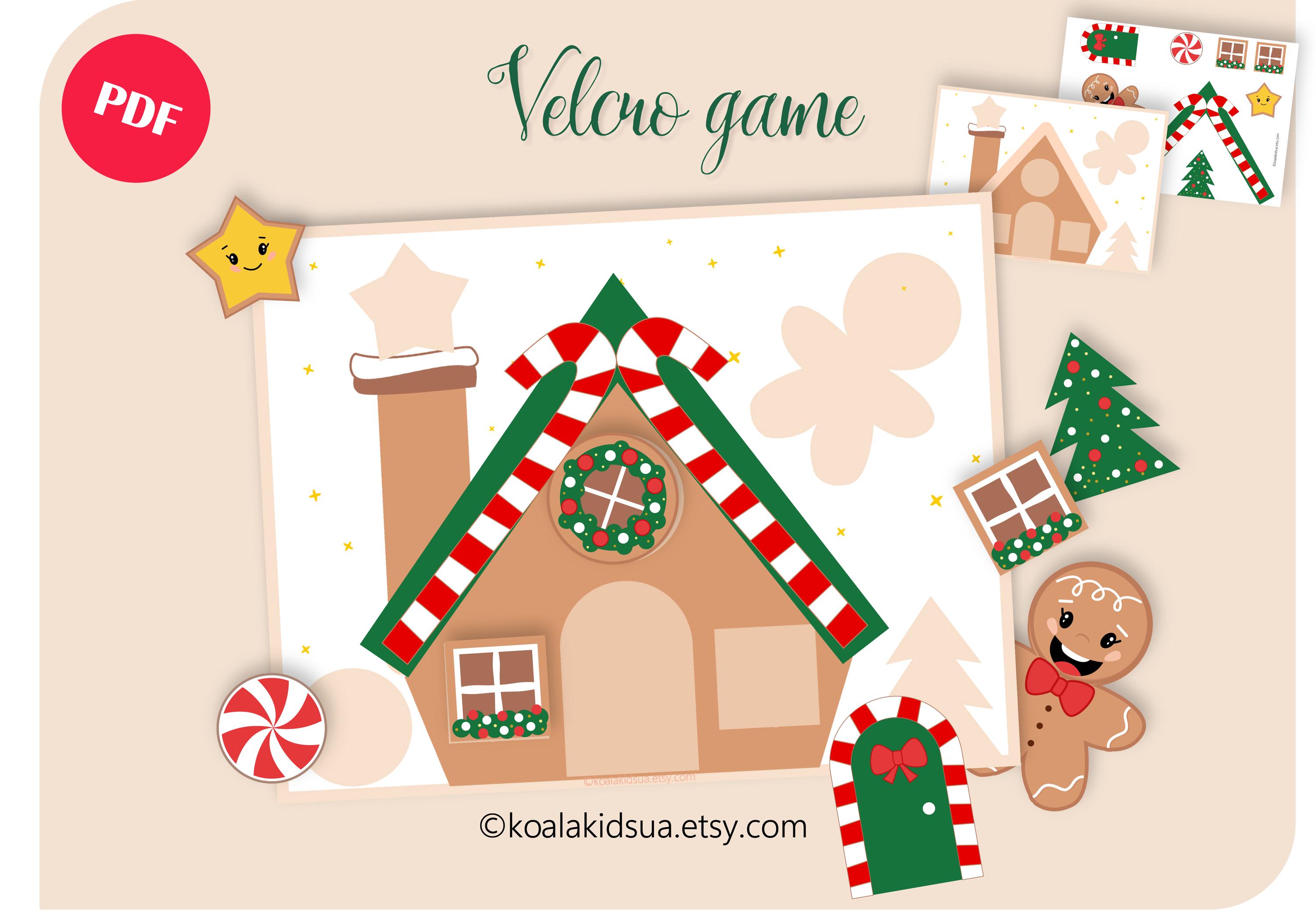 Christmas Busy Book | Dress up Santa, Gingerbread House (digital ...