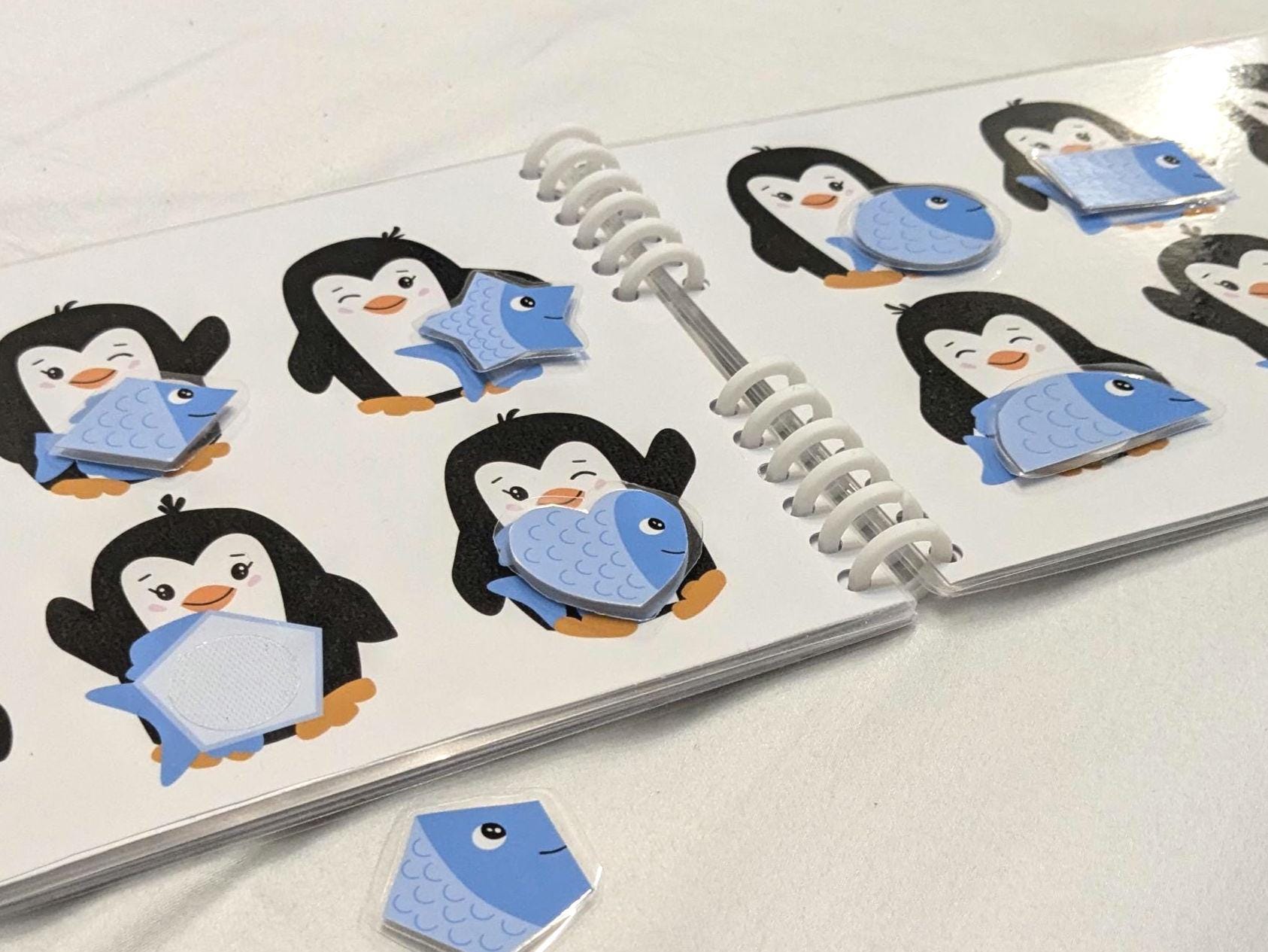 Penguin Shapes Matching Game: Winter Preschool Printable (digital ...