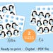 Penguin Shapes Matching Game: Winter Preschool Printable (digital ...