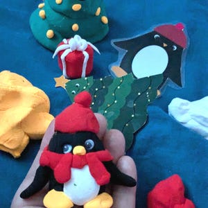 Penguin Cut and Glue | Paper Christmas Craft | Coloring Page ...
