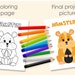 Hamster Craft for Kids: Cut & Paste Activity (printable PDF) - Etsy