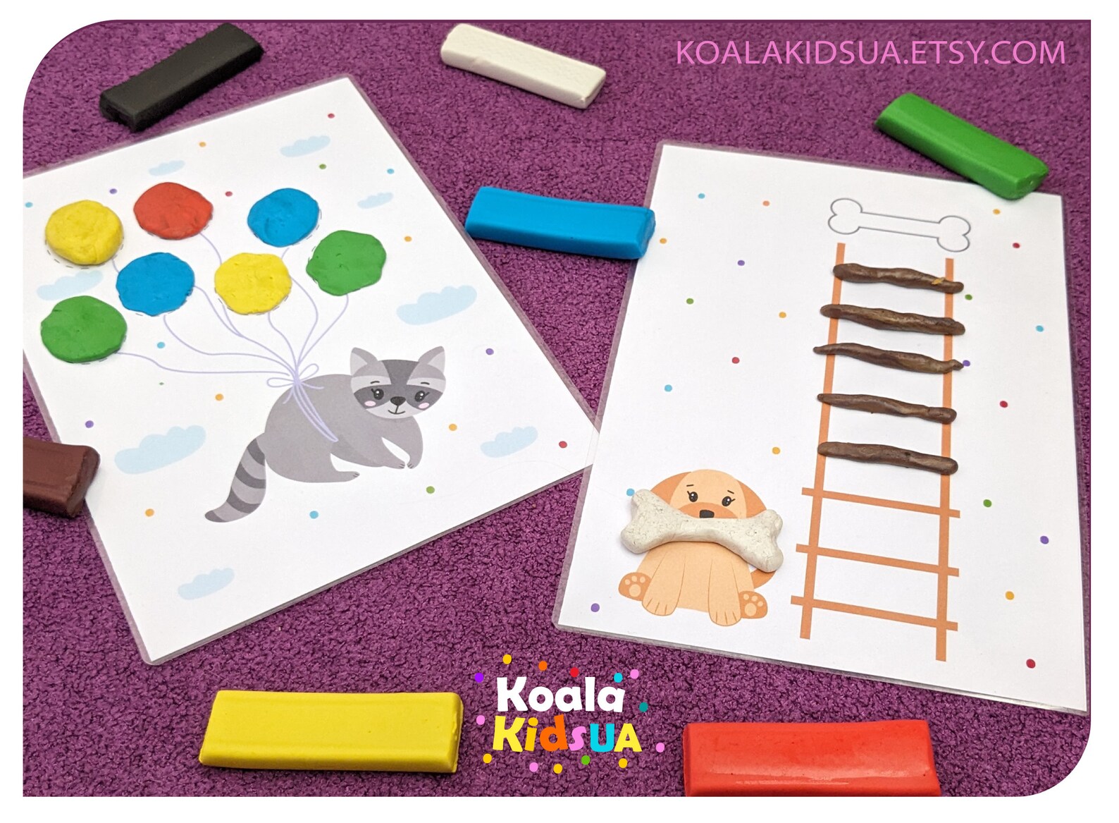 12 PLAY DOUGH MATS. Playdought Play Doh Playdoh Printable Snake, Snail ...