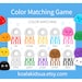 Matching Color | Colored Jellyfish | Sorting KIDS Toddler Game | Summer ...
