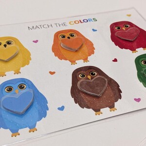 Owl Color Matching Activity for Kids| Toddler Printable| Montessori ...
