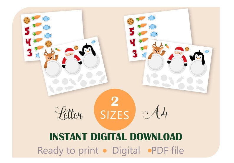 Winter Busy Book Page for Toddler and Kindergarten Kids | Feed and ...