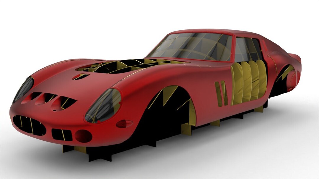 FERRARI 250 GTO BLUEPRINT Body Buck Replica Real Scale 1 1 - Etsy
