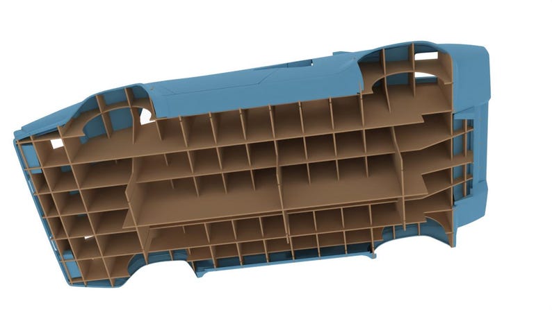 LAMBORGHINI COUNTACH LP500 S Body Buck Blueprint Plans Car Replica ...