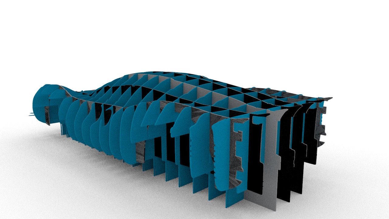 FERRARI 330 P4 BLUEPRINT Body Buck - Etsy