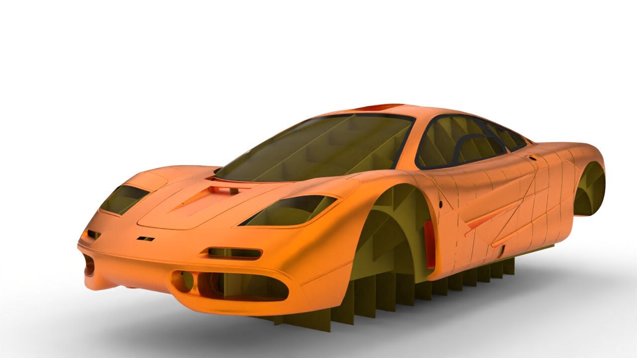 MCLAREN F1 BLUEPRINT Body Buck Scale 1 1 Replica Plans - Etsy