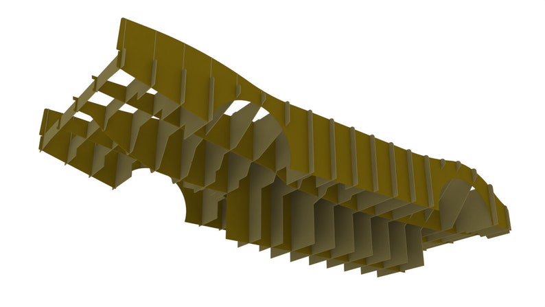 PORSCHE 956 Body Buck Blueprint Plans Car Replica Scale 1 1 Classic Car ...