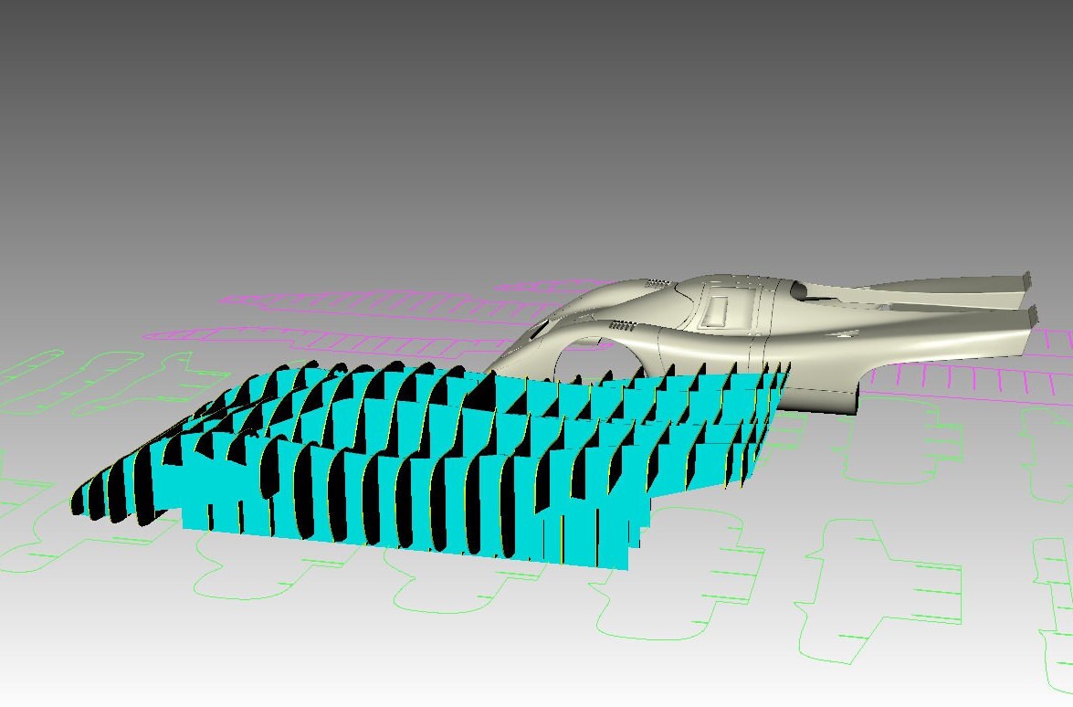 PORSCHE 917K BLUEPRINT Body Buck Scale 1 1 Replica Plans - Etsy